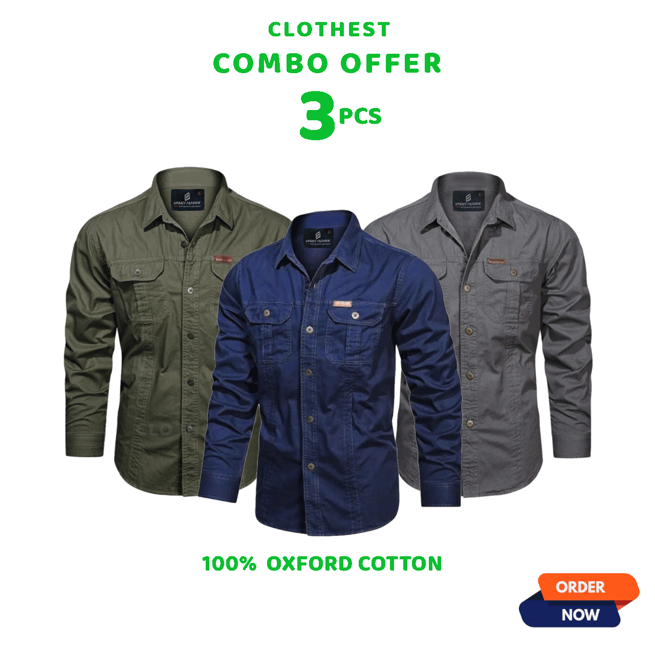 3 Pcs Full Sleeve Penel NDP-Jolapi+Navy Blue+Ash – ClothestBD